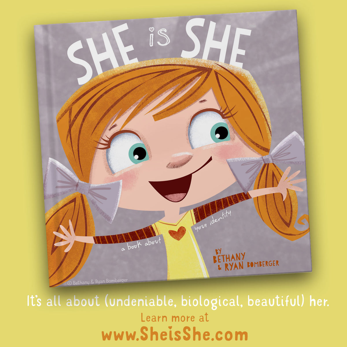 "She is She" book by Bethany and Ryan Bomberger – Radiance Stuff Store